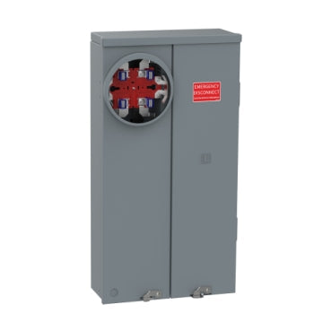 Square D™ Meter Main, Homeline, CSED, Ringless, Underground, 8 Space ...